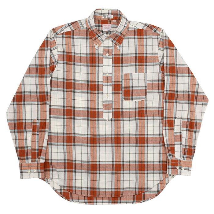 ワーカーズ WORKERS プルオーバー ボタンダウンシャツ マドラスチェック (2404-PO-BDMD) : アンドフェブヤフー店 ...