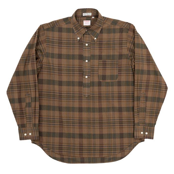 ワーカーズ WORKERS プルオーバー ボタンダウンシャツ マドラスチェック (2404-PO-BDMD) : アンドフェブヤフー店 ...