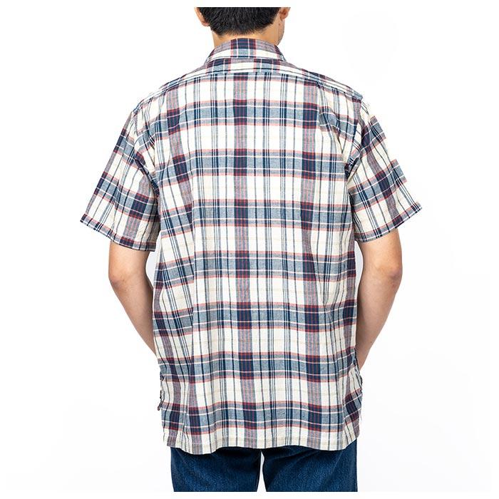 ワーカーズ WORKERS 半袖 シャツ ポロ マドラス Shirt Polo Madras (2405-SS-SPM) : アンドフェブヤフー店 - 通販 - Yahoo!ショッピング