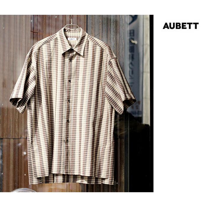 セール 50%OFF オーベット AUBETT サマーウール 二重 ビームサッカー 半袖 オーバーサイズ シャツ (AU-23-01-037) : アンドフェブヤフー店 - 通販 ...