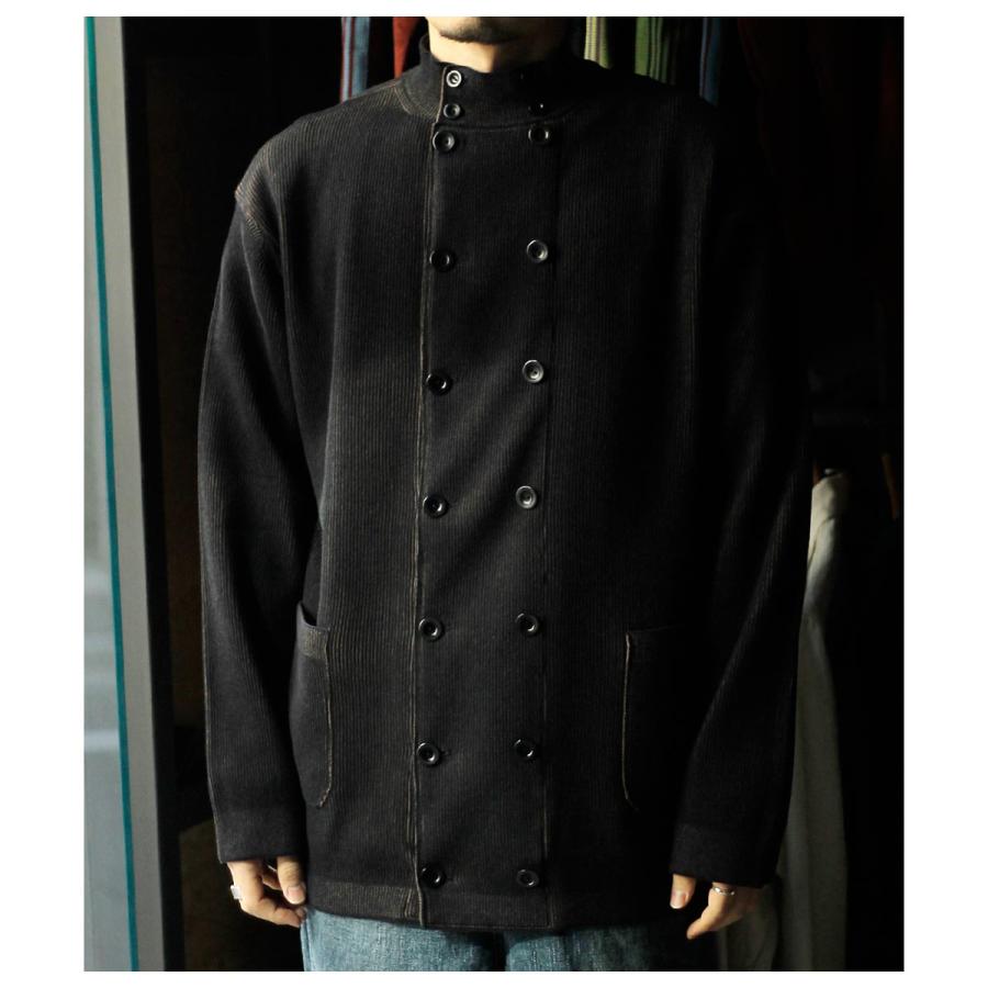 オーベルジュ AUBERGE コットン ダブル ニット カーディガン ジャケット "ギュンター" (AU26S27) : アンドフェブヤフー店 ...