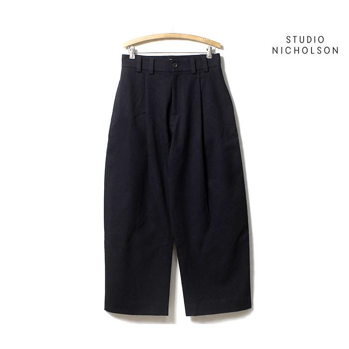 STUDIO NICHOLSON スタジオニコルソン ボリュームパンツ BUSHEL VOLUME PANTS メンズ (BUSHEL-SNM ...