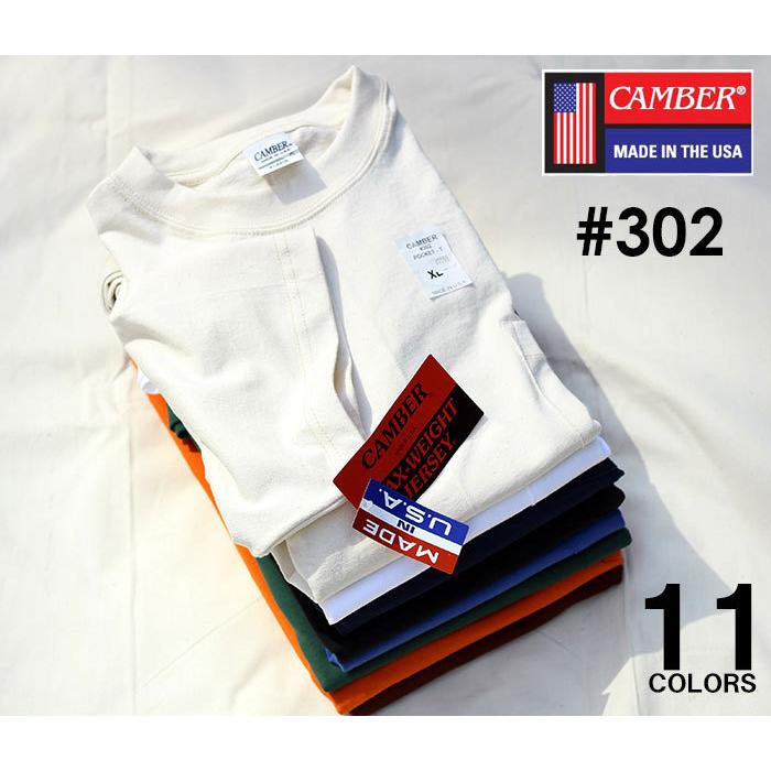 CAMBER キャンバー 302 マックスウェイト ポケT ポケット Tシャツ MAX WEIGHT T-SHIRTS with POCKET MADE IN USA (CAMBER-302 ...