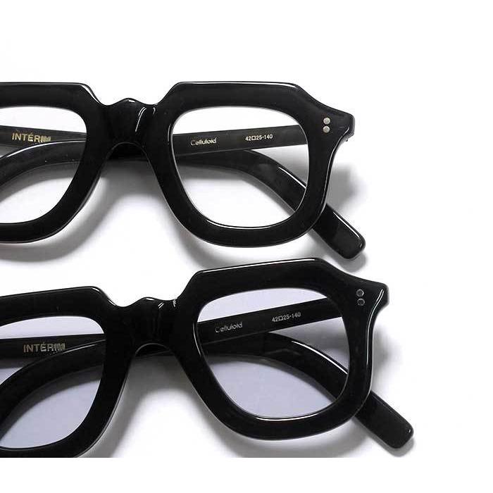 インテリム INTERIM セルロイド ガーゴイル フレーム 眼鏡 メガネ サングラス FRAME FRANCE CELLULOID GARGOYLE GLASSES (IT22S277 ...