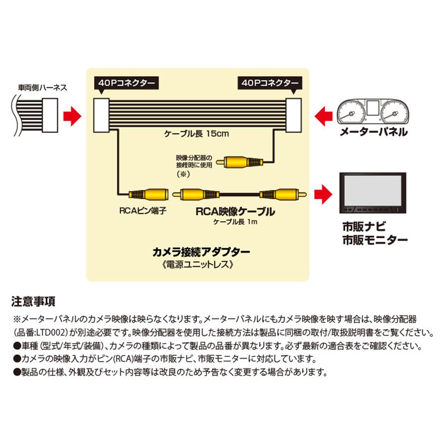 RCA025N データシステム バックカメラ接続アダプター 純正コネクタ→RCA出力変換 : datasystem-rca025n : アンドライブ - 通販 - Yahoo!ショッピング