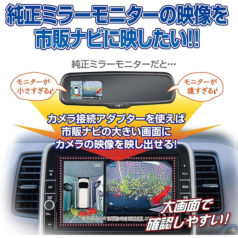 Data System（データシステム） RCA026T Data System バックカメラ接続アダプター 純正コネクタ→RCA出力変換 トヨタ/ダイハツ車用 : アンドライブ - 通販 ...