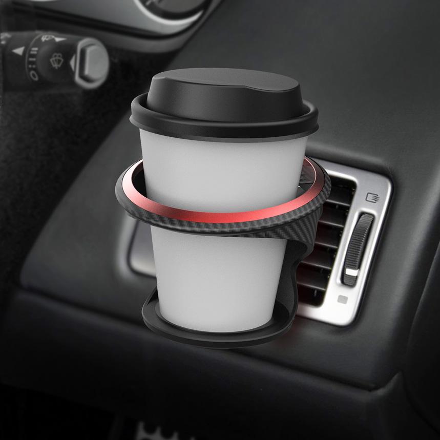 EB-220 星光産業 EXEA エクセア ドリンクホルダー A/Cホルダー レッド エアコン送風口取付 カーボン調 対応ドリンク直径53〜73mm : exea-eb220 : アンドライブ ...