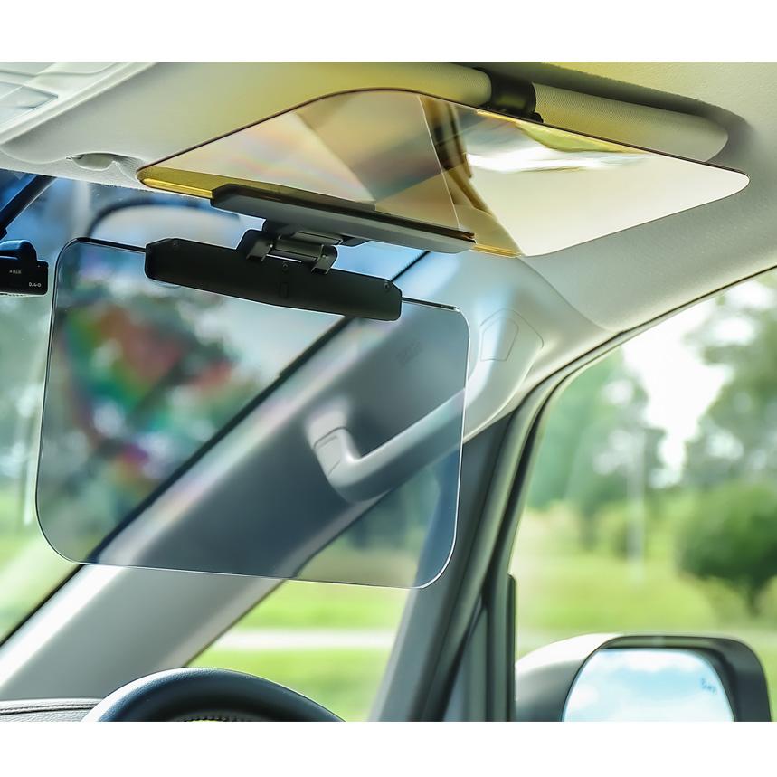 星光産業 EE-72 EXEA エクセア Wサンバイザー ダブルサンバイザー L UVカット 紫外線対策 対応純正サンバイザー奥行185〜290mm以内/厚み21mm以内 : アンドライブ ...