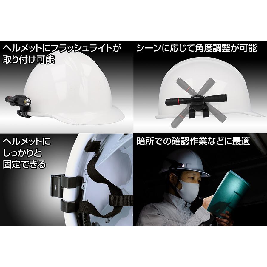 GENTOS HH-01 ジェントス ペンライト用ヘルメットホルダー ヘッドライト : アンドライブ - 通販 - Yahoo!ショッピング