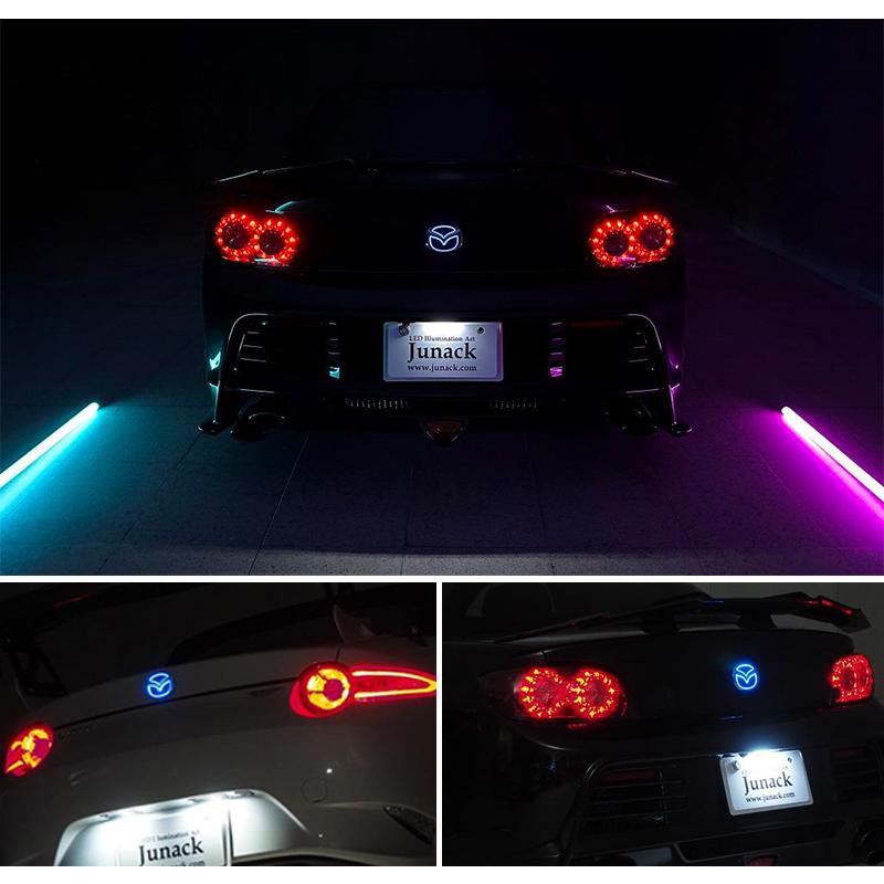Junack LTE-STMZ5T ジュナック LEDトランスエンブレム ST ターコイズブルー マツダ RX-8 SE3P(H15/4〜H25/4)専用 リア用 保安基準対象色 : アンド ...