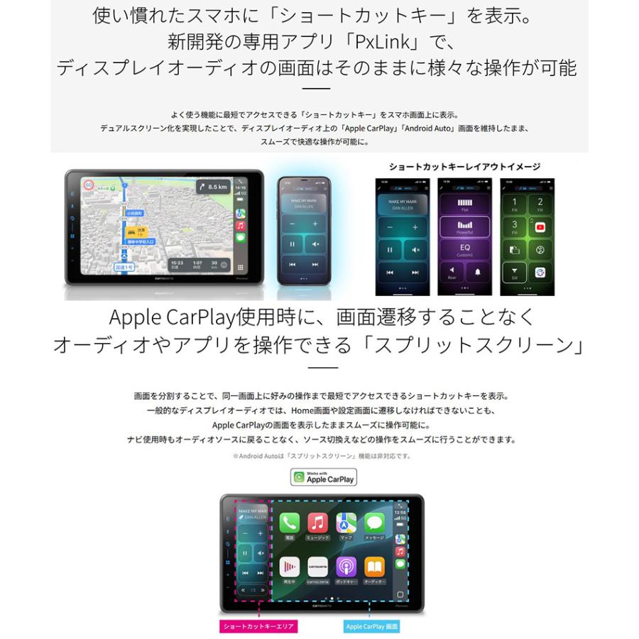 カロッツェリア DMH-SF600 pioneer パイオニア carrozzeria 9型フローティング 1DINディスプレイオーディオ Bluetooth/USB/Apple ...