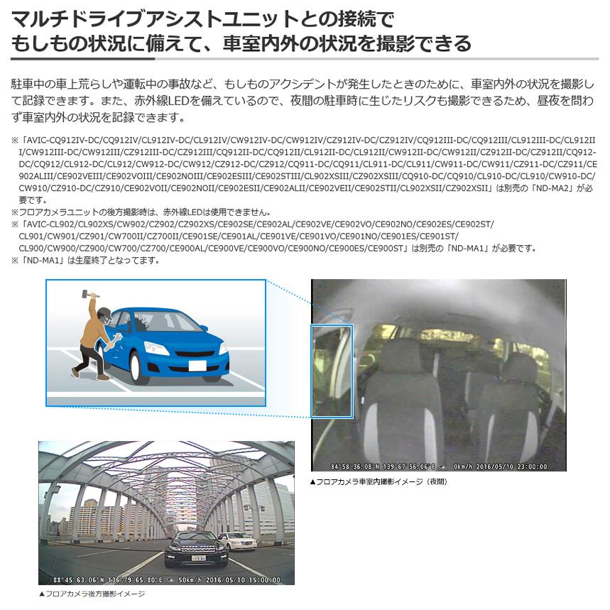 カロッツェリア ND-FLC1 pioneer パイオニア carrozzeria MAユニット用フロアカメラユニット : アンドライブ - 通販 - Yahoo!ショッピング