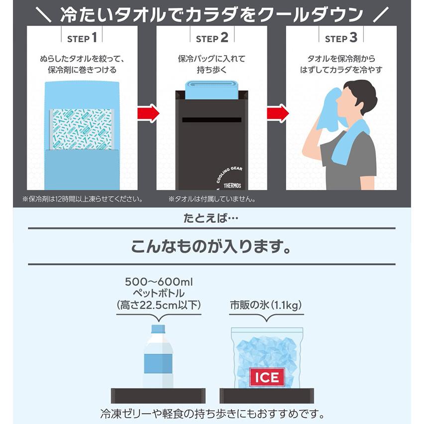 THERMOS REY-0031 BK サーモス 保冷バッグインバッグ ブラック(BK) 約3L 保冷剤付 クーラーバッグ 保冷バッグ 本体寸法：19.5×9×26.5cm : アンドライブ ...