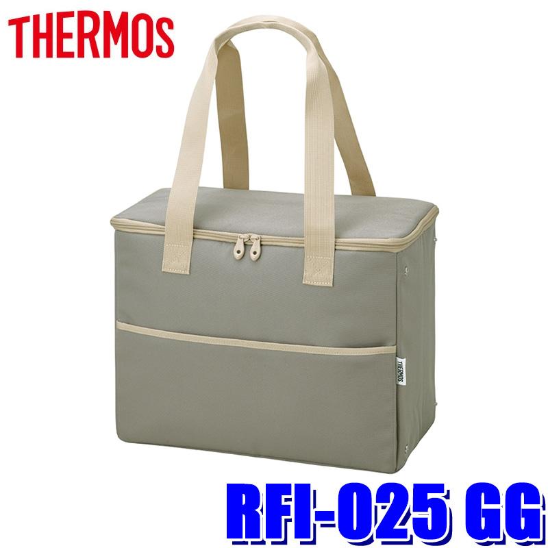 THERMOS RFI-025 GG サーモス 保冷ショッピングバッグ グレージュ(GG) 約25L クーラーバッグ 大容量 エコバッグ 保冷バッグ 本体寸法：39×20.5×31cm ...