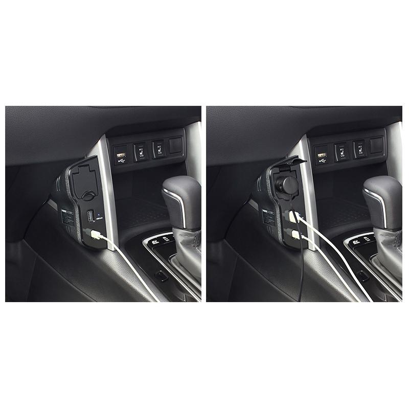 SY-CO8 槌屋ヤック カローラクロス(ZSG1#/ZVG1#)専用 電源BOX 充電器 USB Type-A /Type-C 急速充電対応 12V SYCO8 : yac-syco8 ...