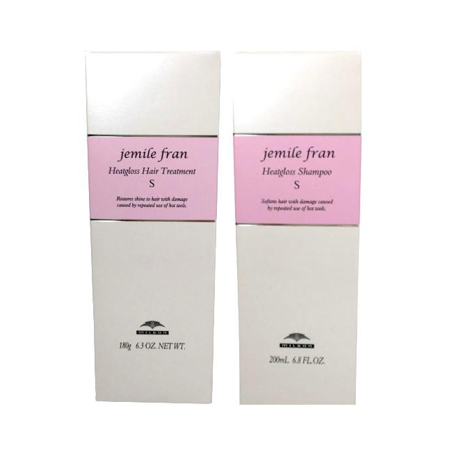 ミルボン ヒートグロスシャンプーS 200ml ＋トリートメントS 180ml :10050273:自然派美容&食品 アンドエスエイチ - 通販 - Yahoo!ショッピング