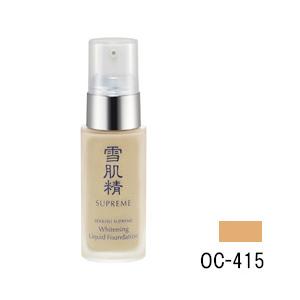 雪肌精 コーセー シュープレム ホワイトニング リキッドファンデーション OC-415 30ml - 定形外送料無料 : 自然派美容&食品 アンドエスエイチ - 通販 - Yahoo!ショッピング