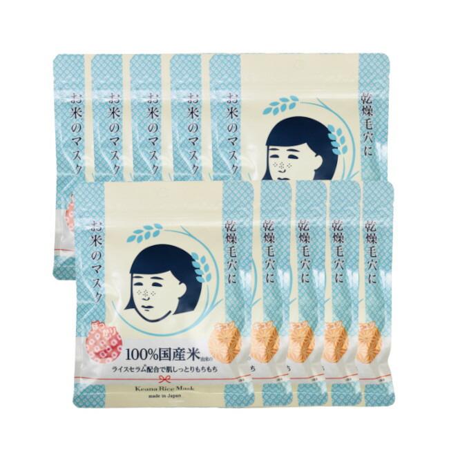 石澤研究所 毛穴撫子 お米のマスク 10枚入 ×10個セット シートマスク :4992440034713-Tset010:自然派美容&食品 ...