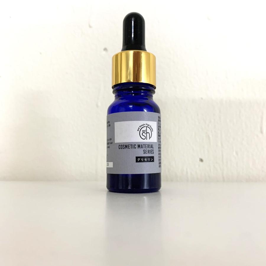 &SH グリセリン 10ml ( 植物性グリセリン 高品質 化粧品原料 純グリセリン分99%以上 植物由来の食品に添加できる 国産 日本製 食品添加物基準 )+lt3+ : 自然派美容&食品 ...