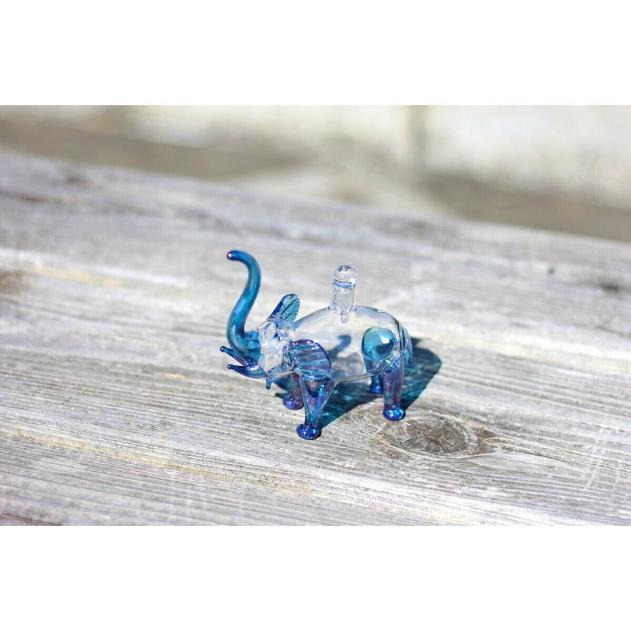 「ハーバリウム 空瓶 象 ライトブルー」エレファント エジプト エジプシャンボトル動物アイテム エジプトの職人 ガラス 瓶 ボトル 香水瓶 エジプト :eg-elephant ...