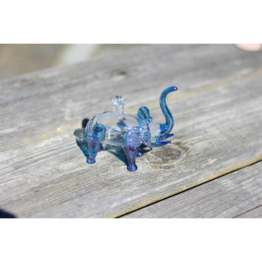 「ハーバリウム 空瓶 象 ライトブルー」エレファント エジプト エジプシャンボトル動物アイテム エジプトの職人 ガラス 瓶 ボトル 香水瓶 エジプト :eg-elephant ...