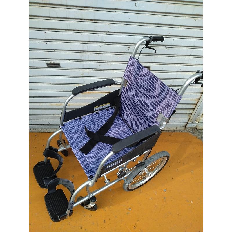 KM-25-0625-04 一部地域を除き送料無料 介助用 軽量車椅子 ふわりす KF16-40SB : アネット介護用品店 - 通販 - Yahoo!ショッピング