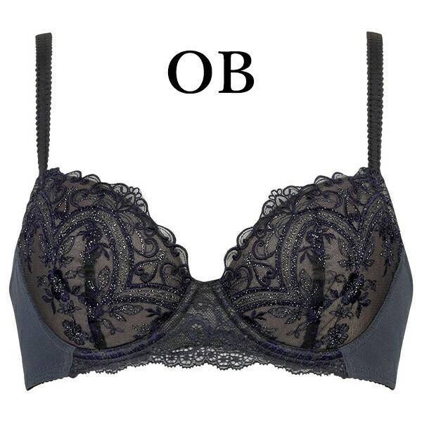 Lesiage ワコール wacoal ウイング Wing レシアージュ PB6000 ブラジャー 3/4カップ 花 レース 脇高 谷間 6000シリーズ 谷間ふっくら サイドすっきり DEF ...