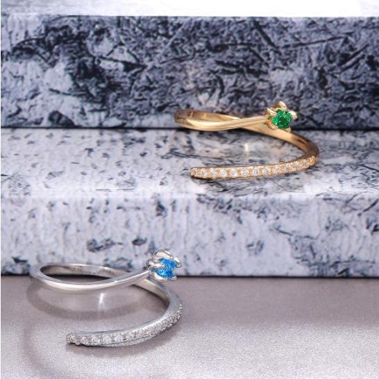 指輪リング レディース シルバー925 スワロフスキー フリーサイズ 2本組 ラインストーン 送料無料 アレルギー : アンジェラネットピアス ...