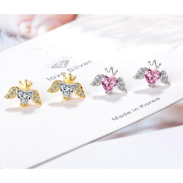 スタッド ピアス レディース シルバー925 キュービック ピンク ハート クラウン 王冠 送料無料 アンジェラYahoo店 :12344116:アンジェラ Yahoo!店 - 通販 ...