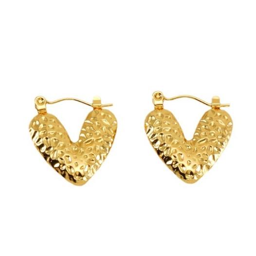 ピアス レディース フープピアス ハート リングピアス つけっぱなし 18K サージカルステンレス 両耳2個セット アレルギー対応 18金 ...