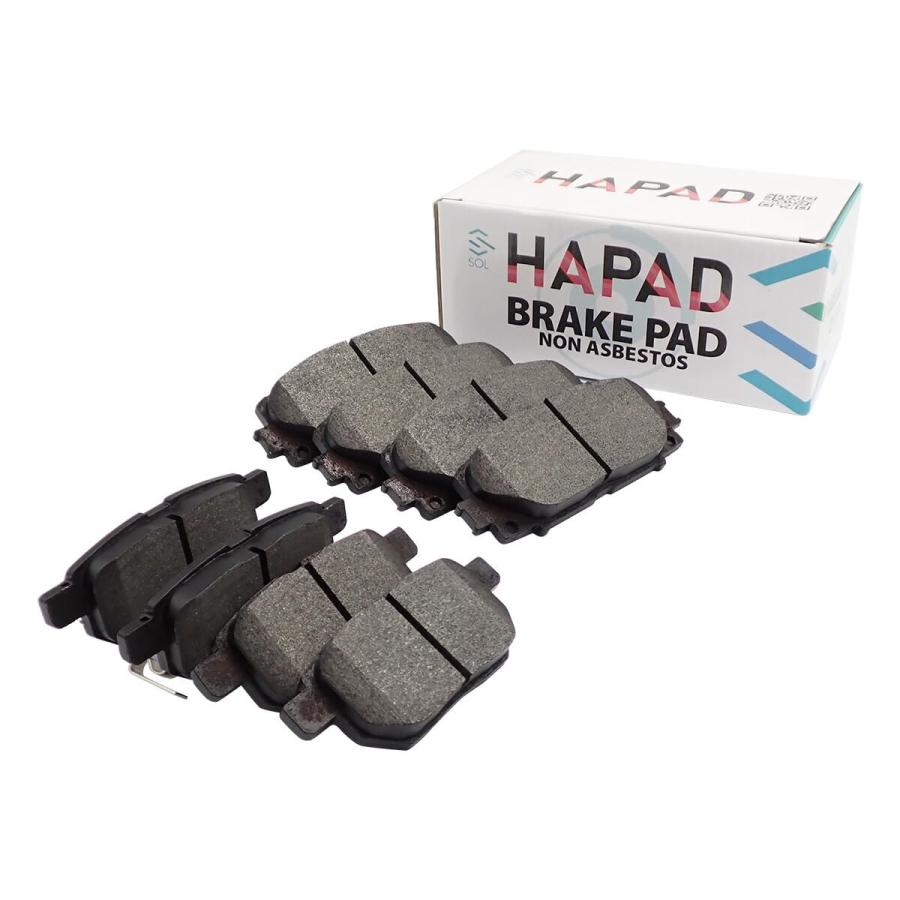 HAPAD プリウス ZVW30 ZVW35 ZVW50 ZVW51 ZVW55 ブレーキパッド 前後1台分セット 04465-47070 04466-47080 : Amazing Life ...