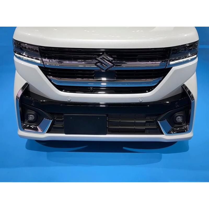TADOKAPATU スズキ 新型 スペーシア スペーシア カスタム MK54S MK94S 専用 フロントグリル 下部 バンパーグリルカバー ガーニッシュ アクセサリー 外装パーツ A ...