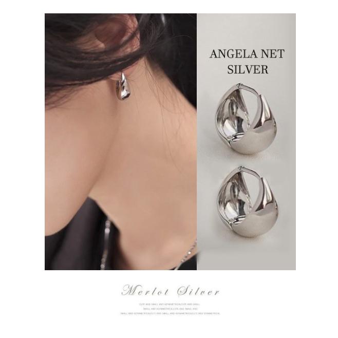 ピアス フープピアス SILVER ドロップフープ フィットピアス アレルギー対応 シルバー925 14mmリング 両耳2個セット : ハナエネット - 通販 - Yahoo!ショッピング