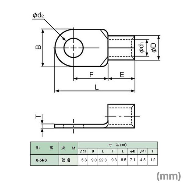 JST 裸圧着端子 丸形 (R形) 8-5NS 10個 日本圧着端子製造 (日圧) NN : ANGEL HAM SHOP JAPAN - 通販 - Yahoo!ショッピング