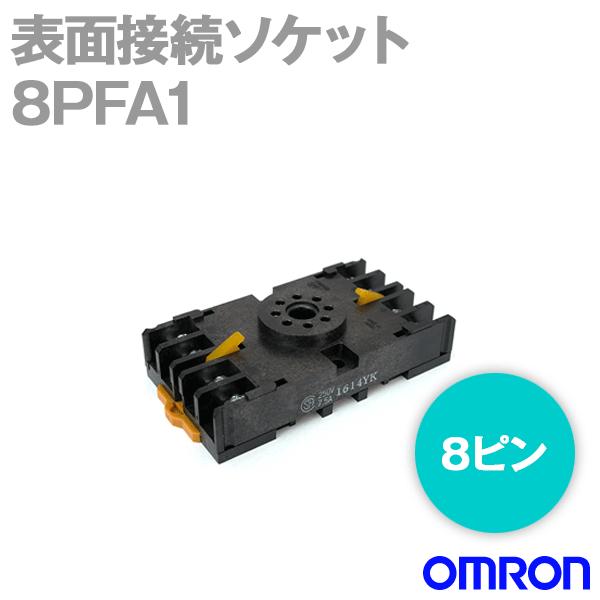 オムロン オムロン(OMRON) 8PFA1 丸型接続ソケット (PFA 表面接続) 8ピン (縦幅93mm) (1個入) NN ...