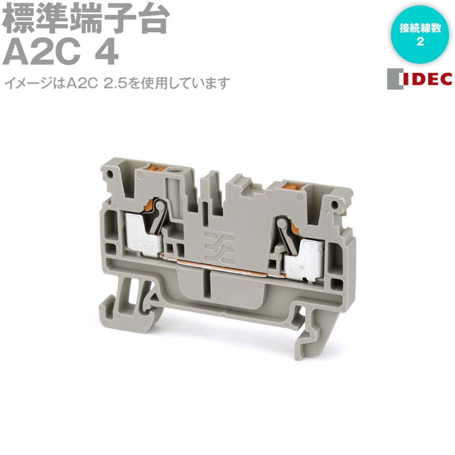 IDEC IDEC(アイデック/Weidmuller) A2C 4 100個 標準端子台 NN : ANGEL HAM SHOP JAPAN ...