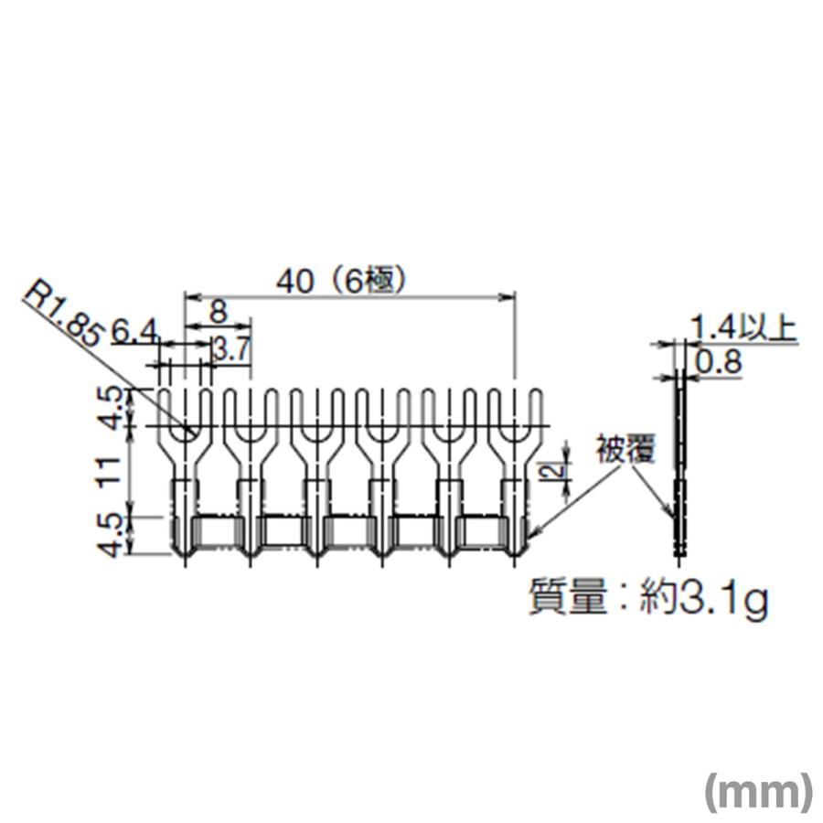 IDEC(アイデック/和泉電機) BNJ26FW 渡り金具 フォーク形 BDシリーズ NN : bnj26fw : ANGEL HAM ...