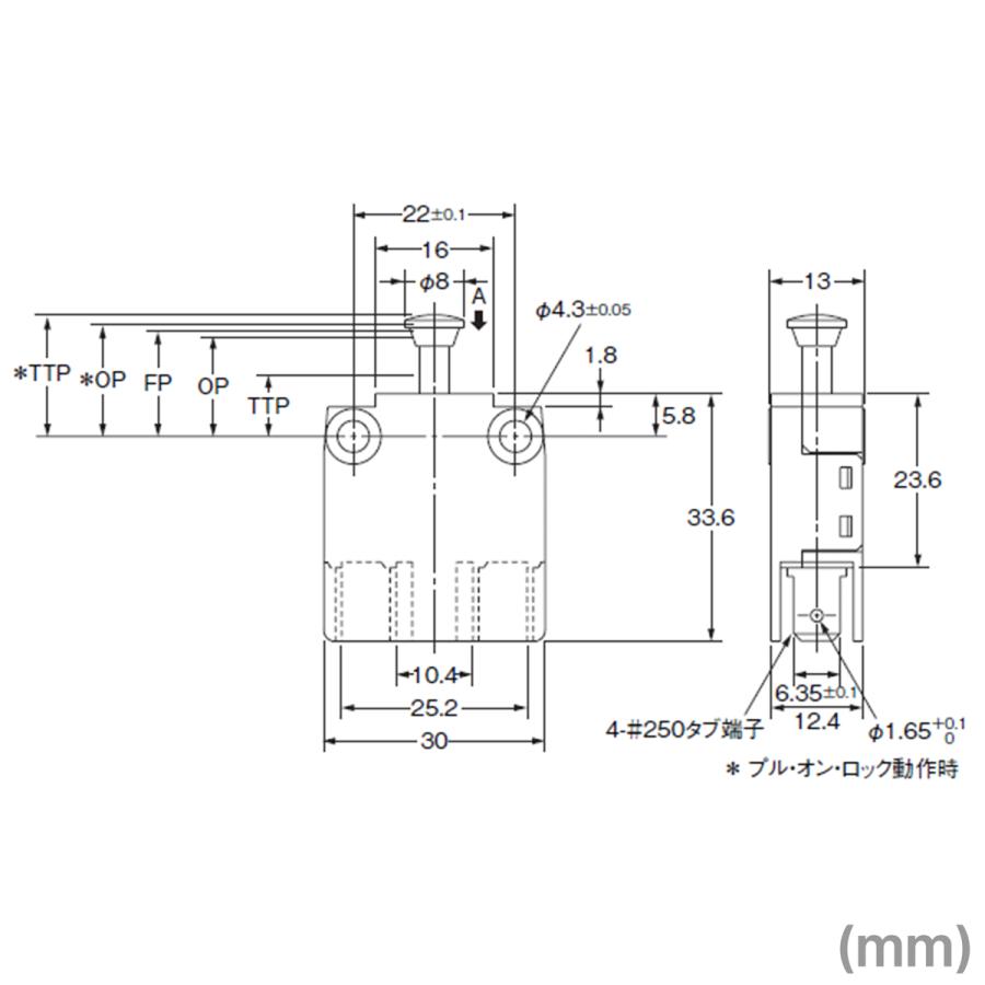 オムロン（OMRON） D2D-2000 形D2Dドア用電源スイッチ (プル・オン・ロック形) NN : ANGEL HAM SHOP ...