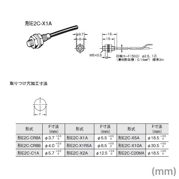 オムロン(OMRON) E2C-X1A 3M アンプ分離近接センサー(コード引き出しタイプ) NN : e2c-x1a : ANGEL HAM SHOP JAPAN - 通販 - Yahoo ...
