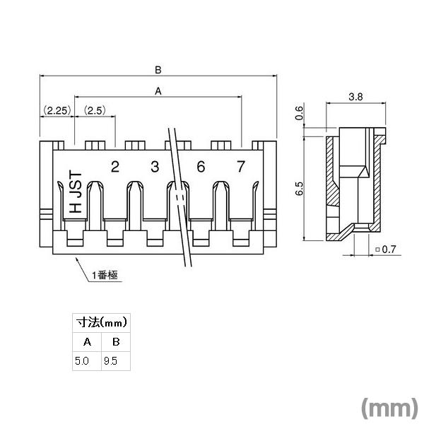 日本圧着端子製造(JST) EHR-3 EHシリーズ ハウジング (3極) 10個 SN : ANGEL HAM SHOP JAPAN - 通販 - Yahoo!ショッピング