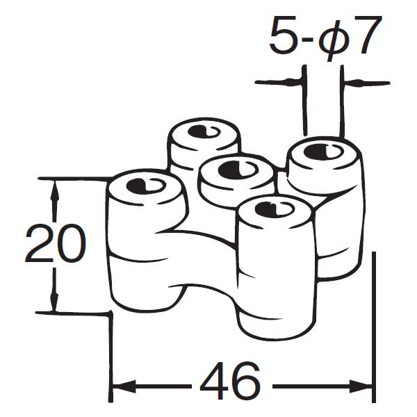 オムロン オムロン(OMRON) F03-14 5P (F03シリーズ) セパレータ (使用極数 5) (材質 陶器) NN : ANGEL HAM SHOP JAPAN - 通販 ...