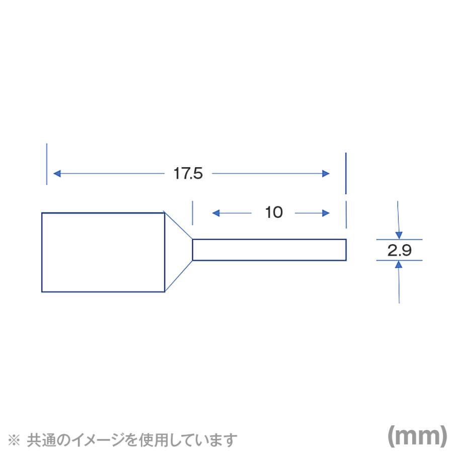 PANDUIT (パンドウイット) FSD81-10-D フェルール 棒端子 500個 灰 NN : ANGEL HAM SHOP JAPAN ...