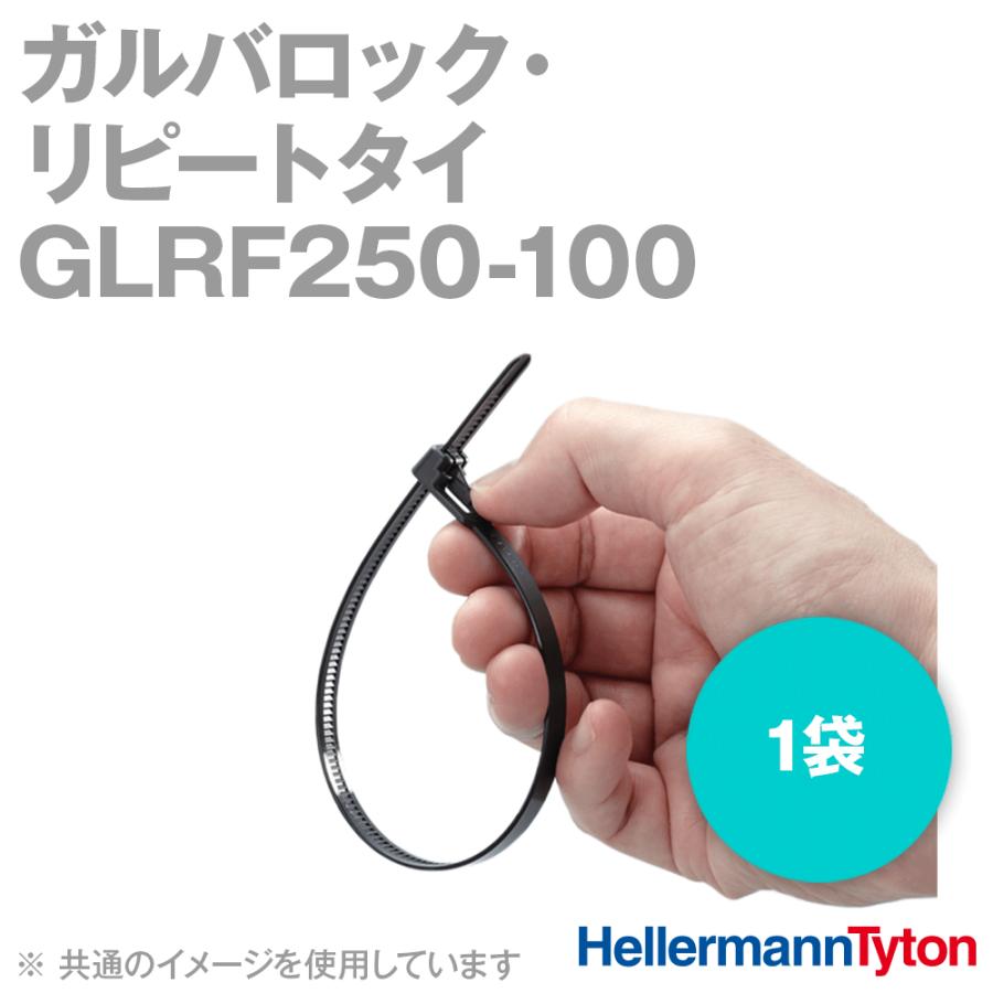 ヘラマンタイトン GLRF250-100 ガルバロック・リピートタイ 1袋 11ナイロン 耐候・耐熱・耐薬品グレード 黒 SN : ANGEL HAM SHOP JAPAN - 通販 ...