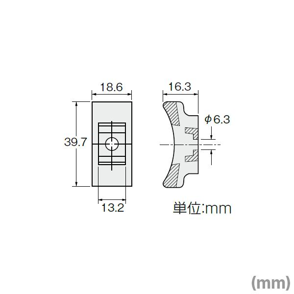 ヘラマンタイトン LKCSF1 タイマウント (100個入) (66ナイロン製) (標準グレード) (乳白色) SN : ANGEL HAM ...