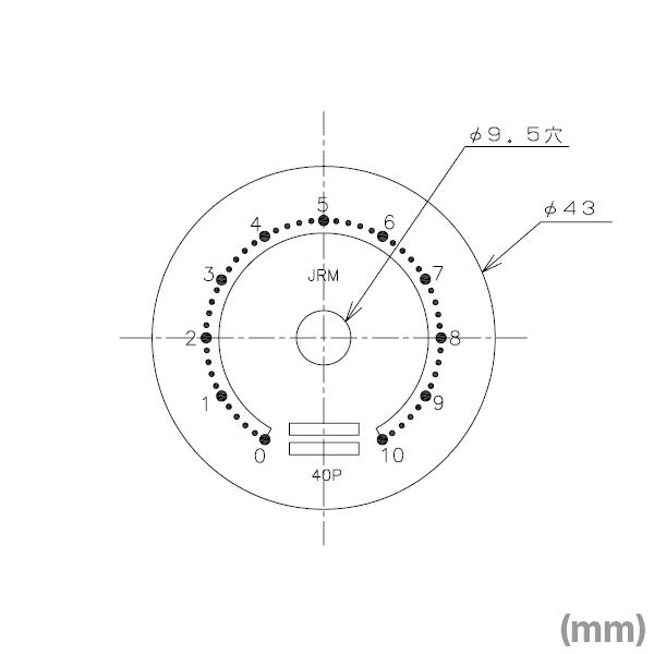 三菱電機（MITSUBISHI ELECTRIC） MEM-40 目盛板 (地色黒) (文字色銀白) NN : ANGEL HAM SHOP ...
