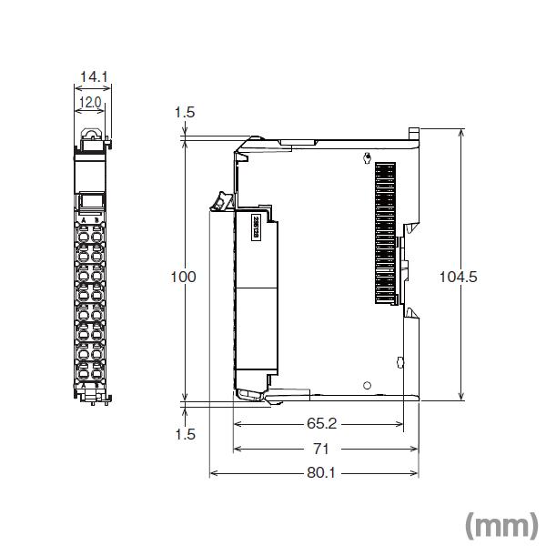 オムロン オムロン(OMRON) NX-AD4204 アナログ入力ユニット 電流入力タイプ 8点入力 分解能1/8000 差動入力 NN ...