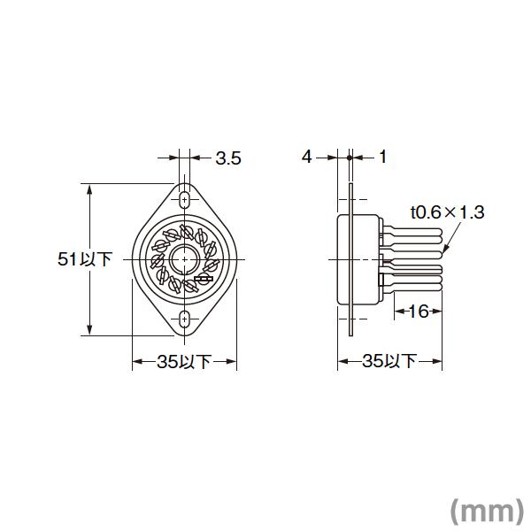 オムロン オムロン(OMRON) PL11-Q 共用ソケット (1個入) NN : ANGEL HAM SHOP JAPAN - 通販 ...