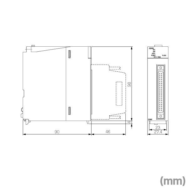 三菱電機 QD62E 高速カウンタユニット (DC5/12/24V入力) NN : ANGEL HAM SHOP JAPAN - 通販 ...
