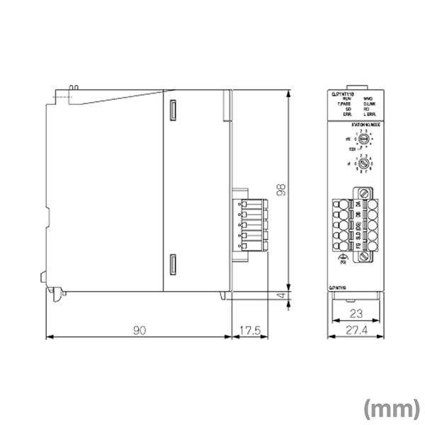 三菱電機（MITSUBISHI ELECTRIC） 汎用シーケンサ MELSEC-Q QnUシリーズ QJ71NT11B : ANGEL ...