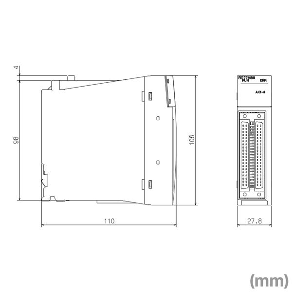 三菱電機（MITSUBISHI ELECTRIC） RD77MS8 シンプルモーションユニット (制御軸数: 8軸) (入出力占有点数: 32 ...